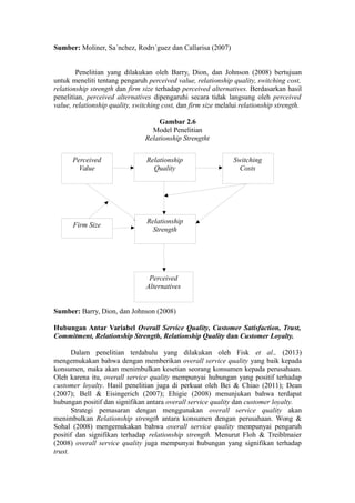 Analisis faktor faktor yang mempengaruhi customer loyalty pada departement store di batam | PDF