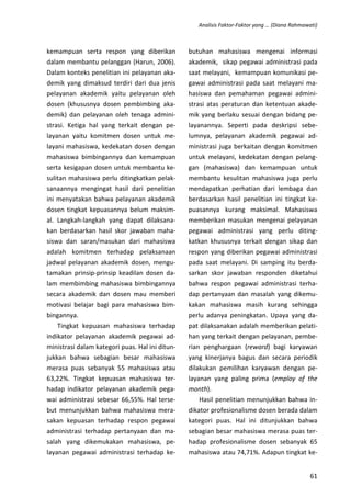 Analisis faktor kepuasan tentang kepuasan pelanggan | PDF