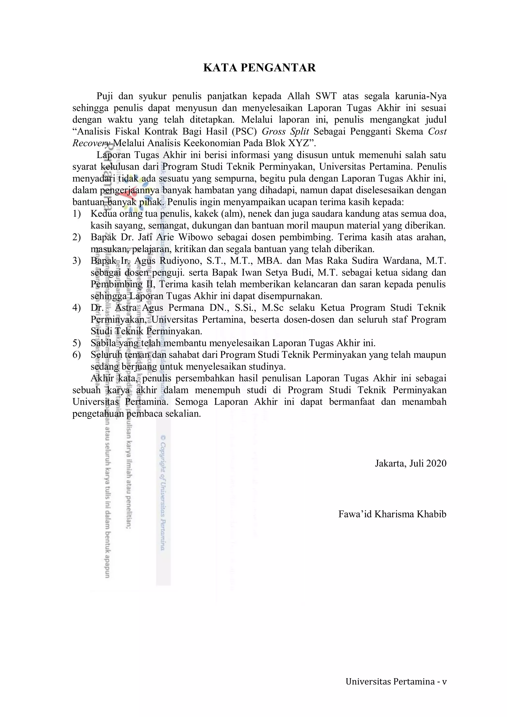 Analisis fiskal kontrak bagi hasil (psc) gross split sebagai pengganti ...
