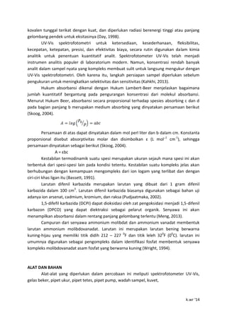Analisis fosfor dan krom | PDF