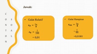 Analisis galat | PPTX