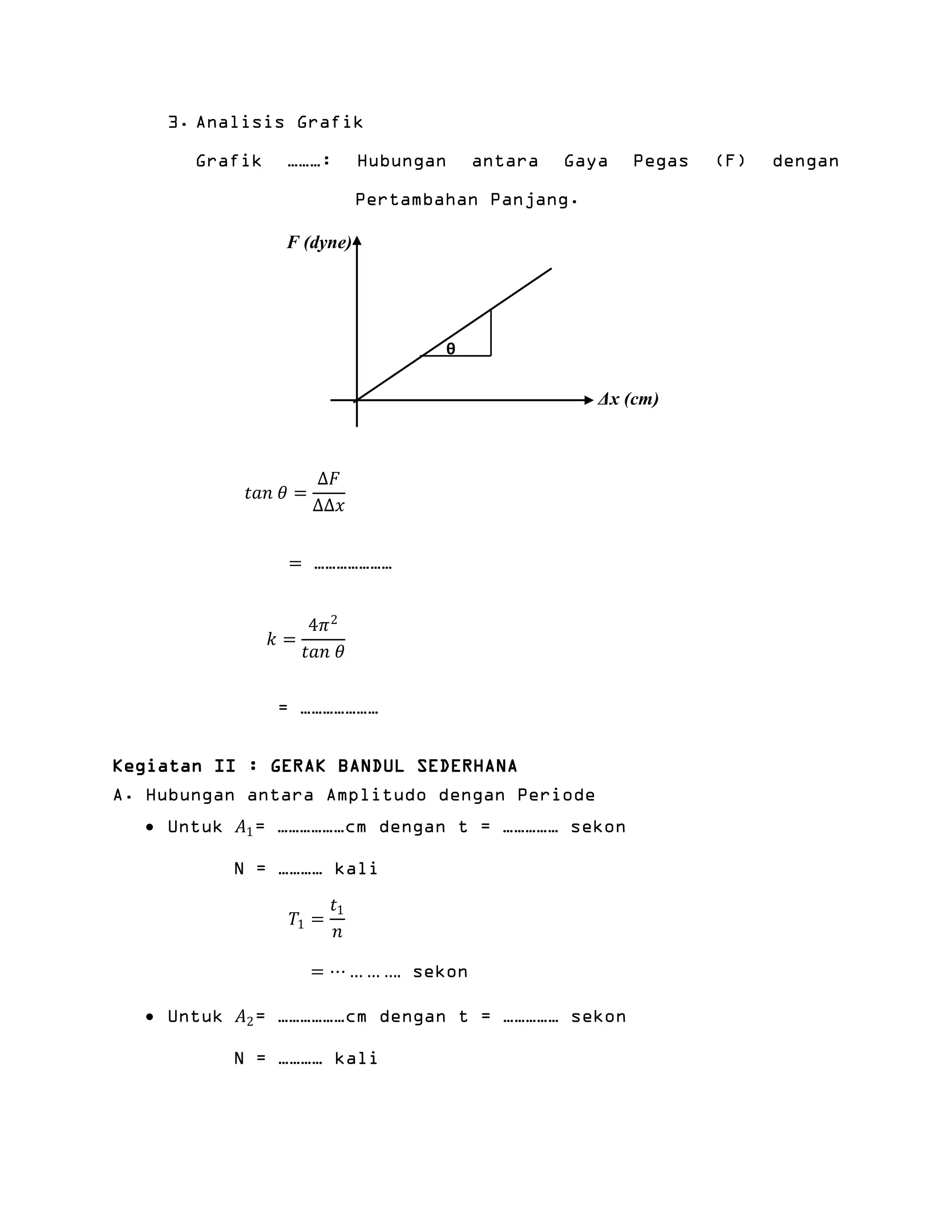 Analisis gerak harmonik | PDF
