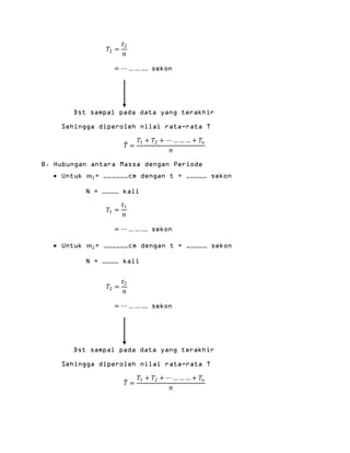 Analisis gerak harmonik | PDF