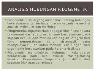 Analisis Hubungan Kekerabatan Antar Organisme.pptx