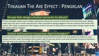 Analisis iklan axe indonesia | PPT