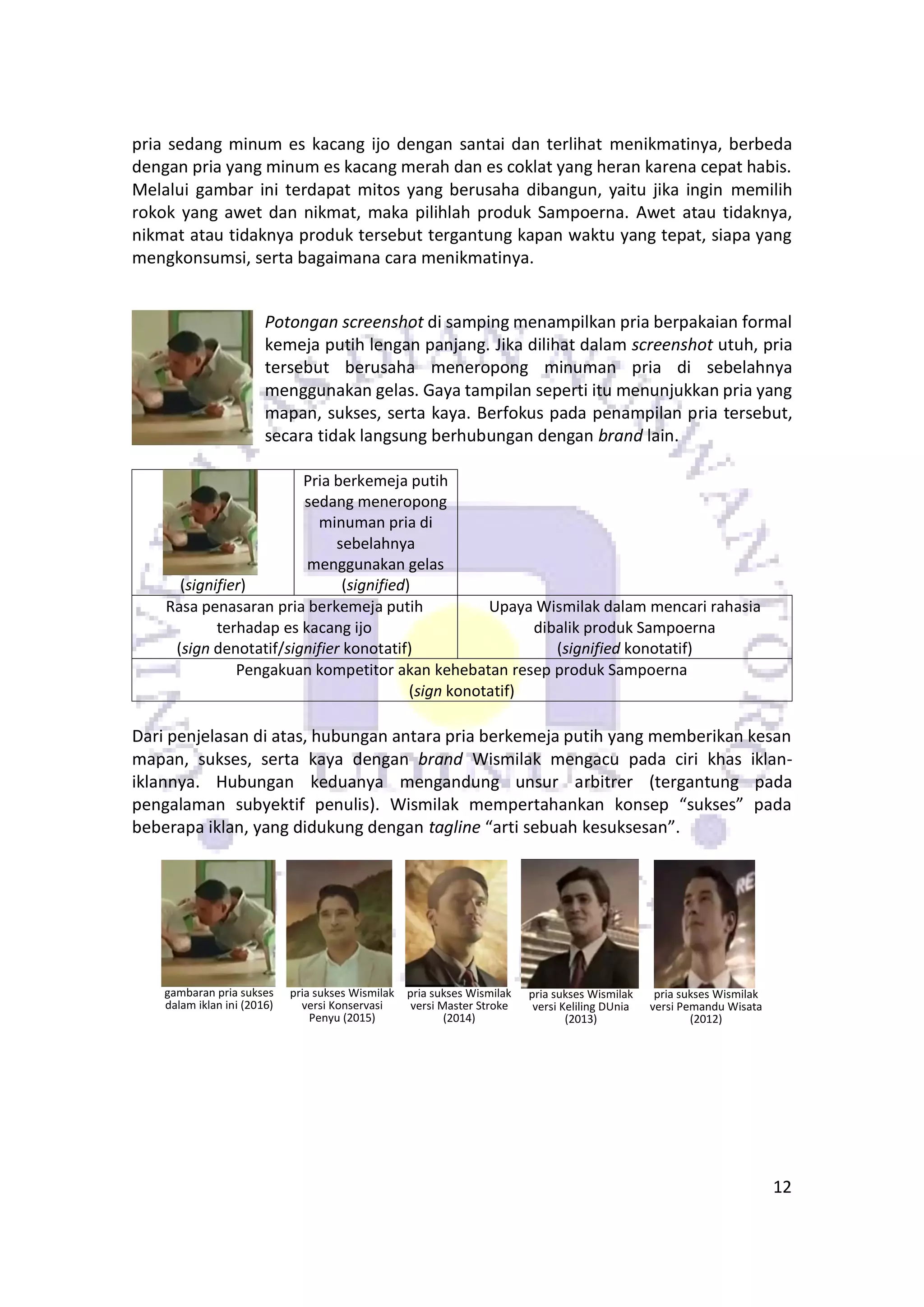 Analisis iklan sampoerna hijau versi es kacang ijo | PDF