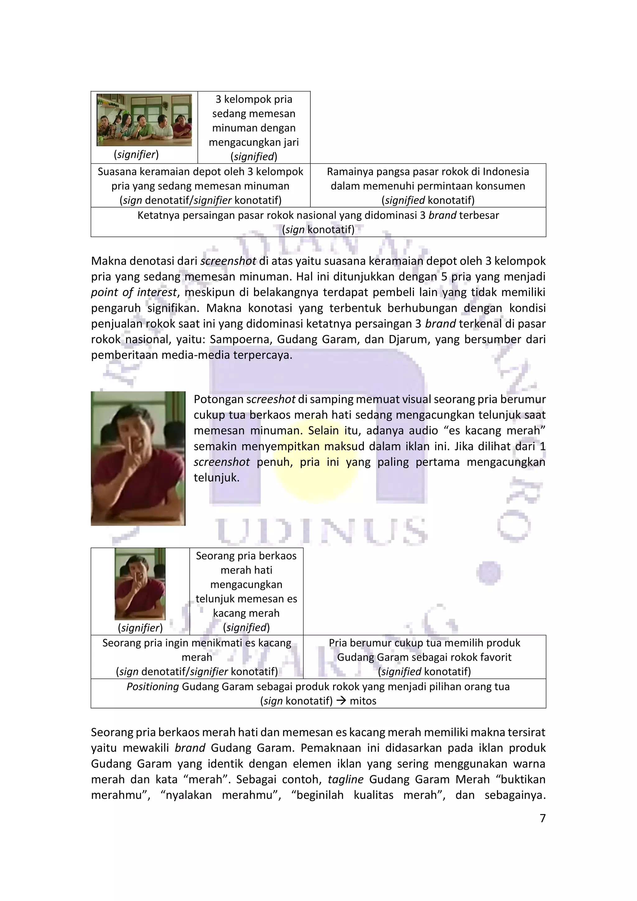 Analisis iklan sampoerna hijau versi es kacang ijo | PDF