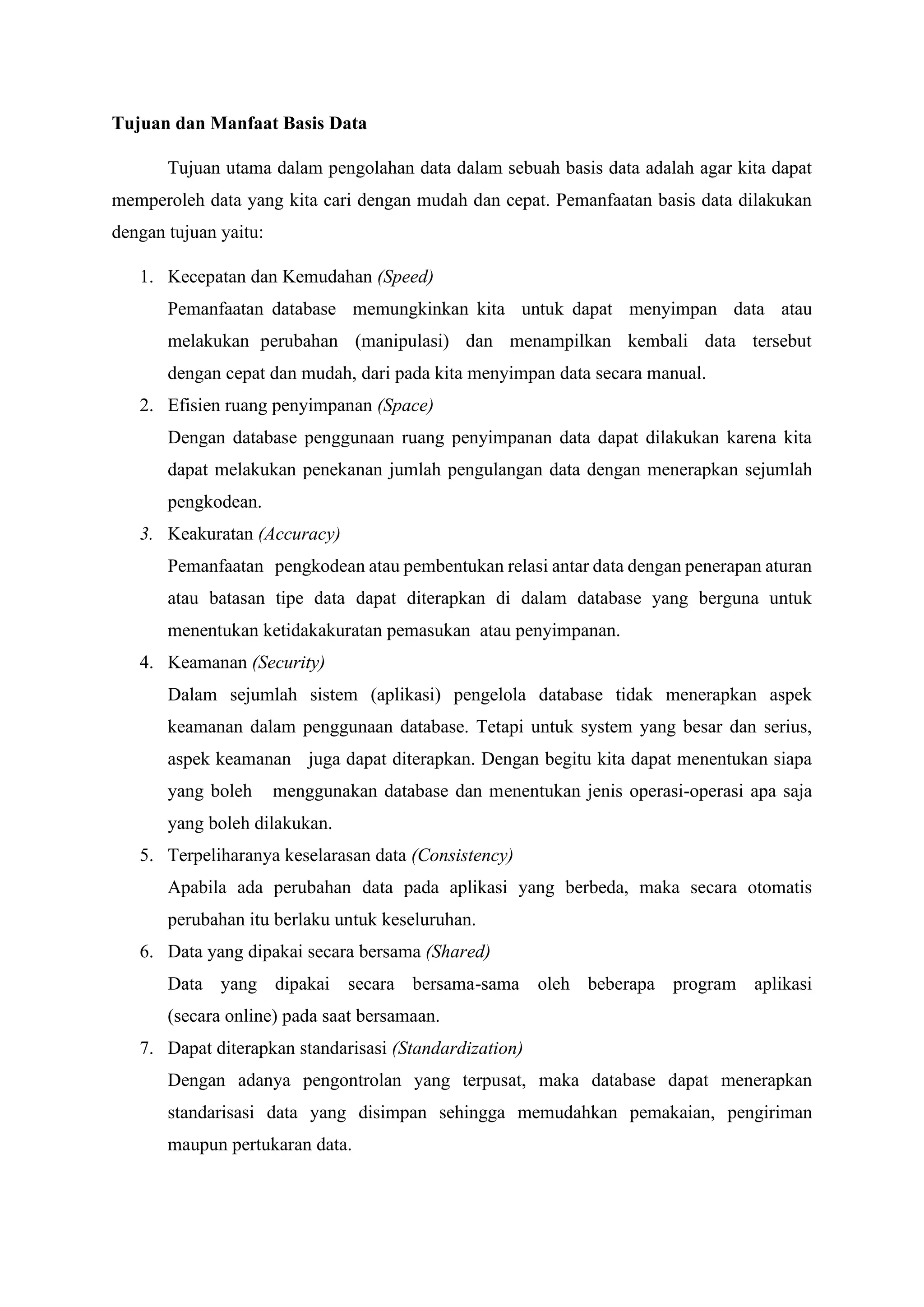 Analisis Implementasi Aplikasi Konsep Aasis Data Relasional PT Unilever ...