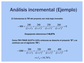 Analisis incrmental y van | PPTX