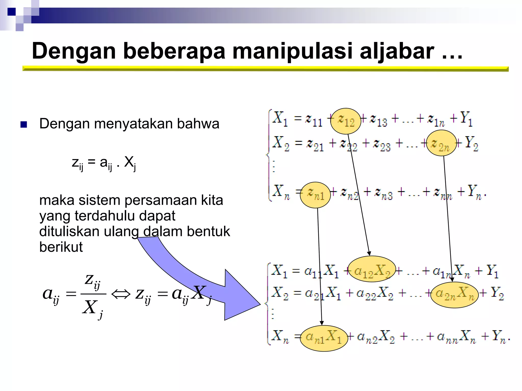 Analisis input output | PPTX