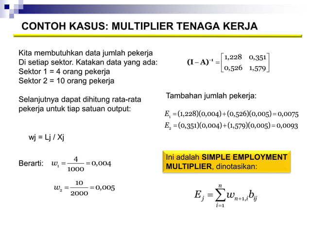 Analisis input output | PPTX