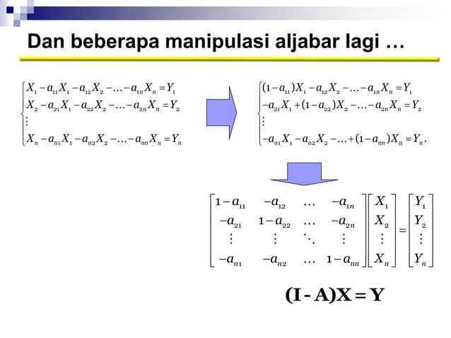 Analisis input output | PPTX