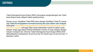 Analisis dan overview input dan output yang dilakukan | PPT