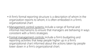 internal analysis on strategic management | PPT