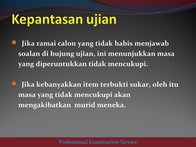Analisis Item Soalan Objektif | PPT