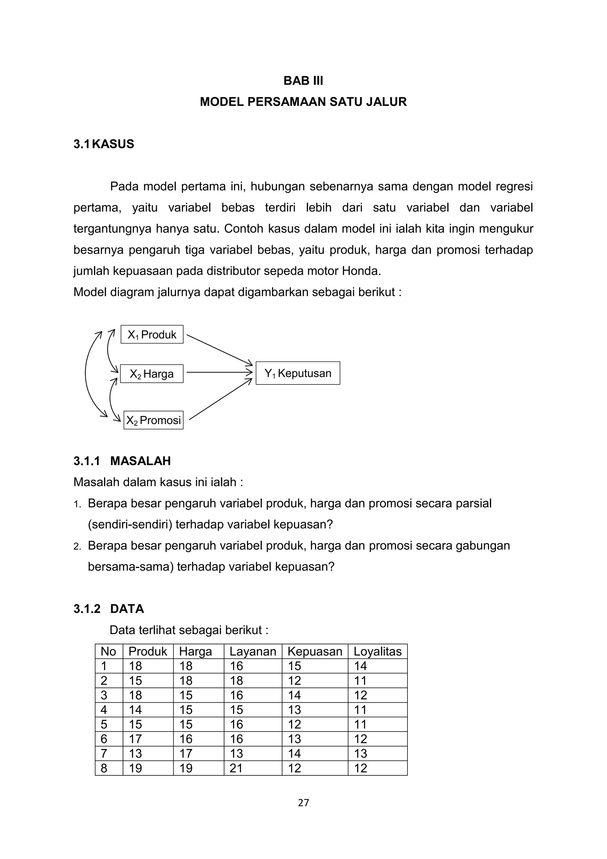 Analisis jalur (path analysis) | PDF