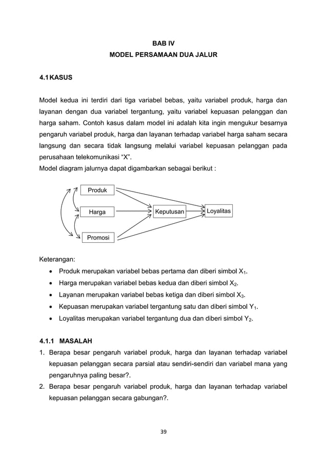 Analisis jalur (path analysis) | PDF