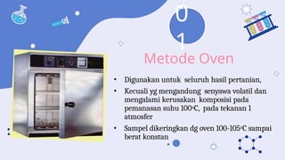 Macam - Macam Analisis Kadar Air .pptx