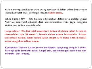 ANALISIS KALIUM untuk penegakan diagnosis pasien dengan kelainan ...