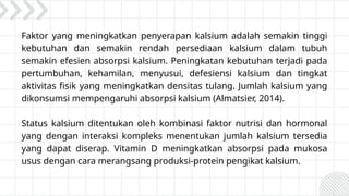 ANALISIS KALSIUM untuk menegakkan diagnosis penyakit asidosis dan ...