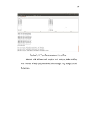 Analisis keamanan jaringan pada fasilitas internet (wifi) terhadap serangan packet sniffing | PDF