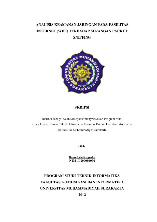 Contoh Judul Skripsi Teknik Informatika Keamanan Jaringan - tukaffe.com Contoh Judul Skripsi Teknik Informatika Keamanan Jaringan - tukaffe.com
