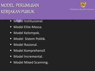 Analisis kebijakan publik | PPTX