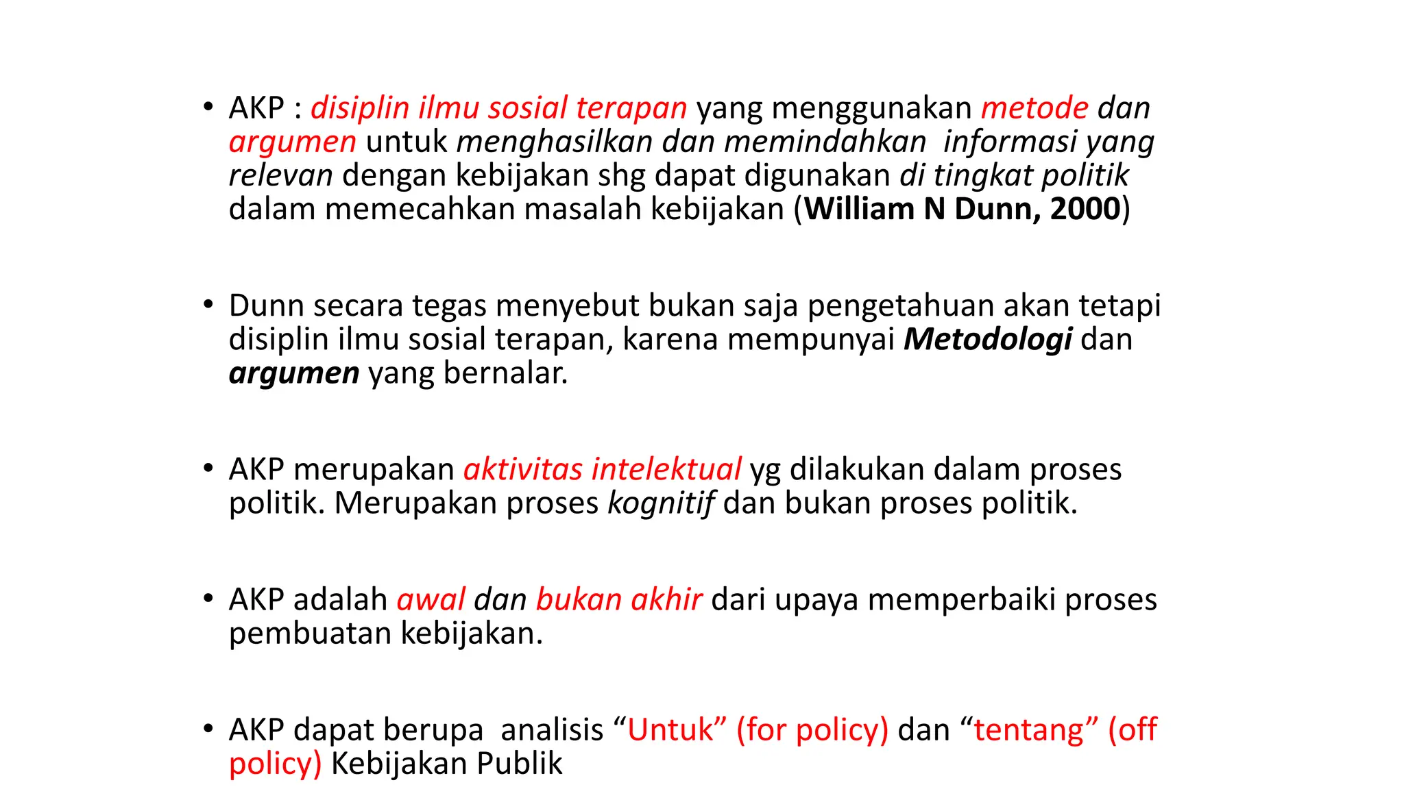 Analisis kebijakan publik Wiiam dun.pptx