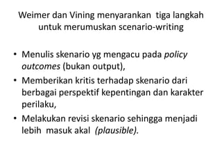 Analisis kebijakan versi weimer vining -kelp heru gernandes | PPTX
