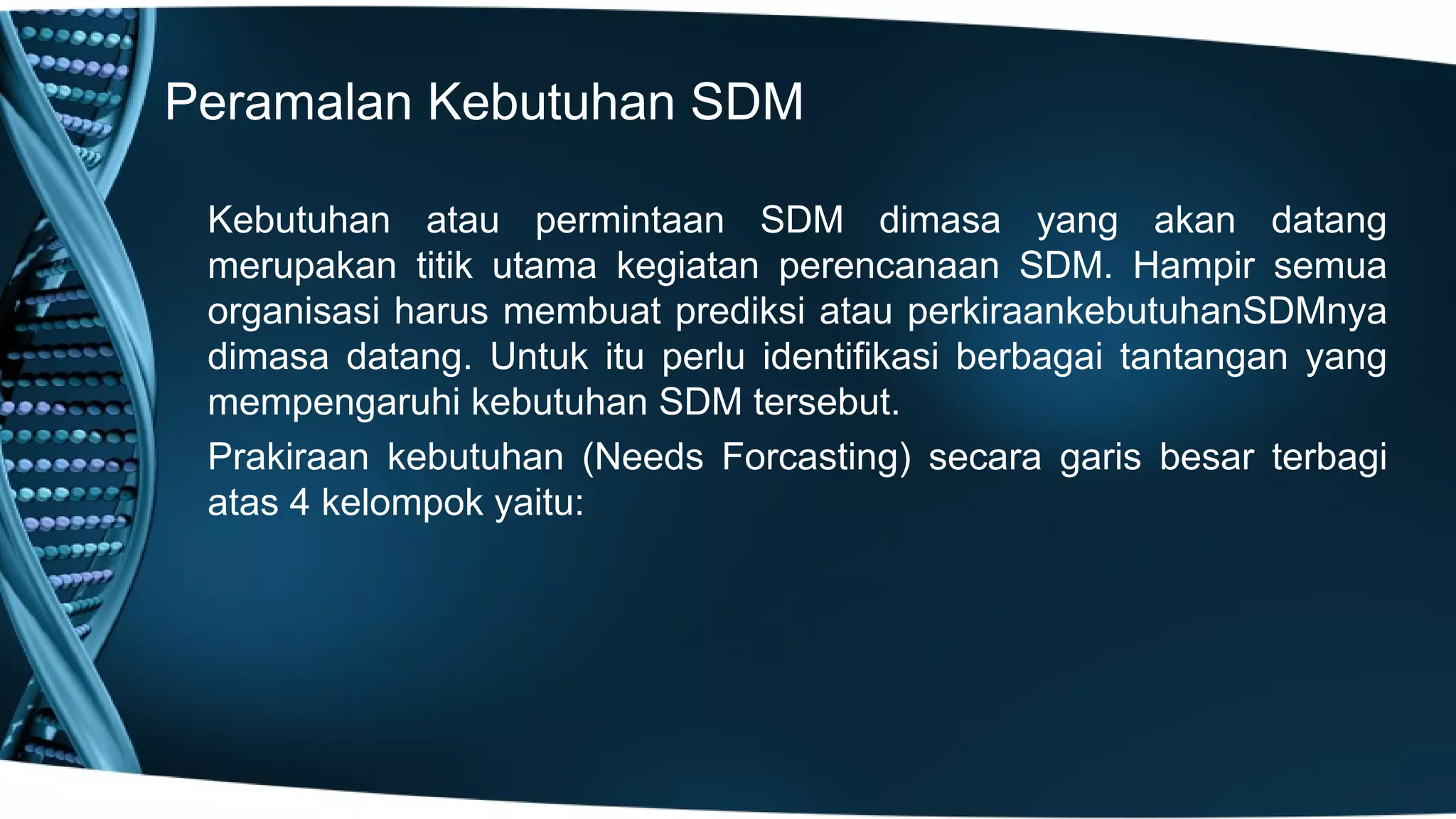 Analisis kebutuhan karyawan | PPT