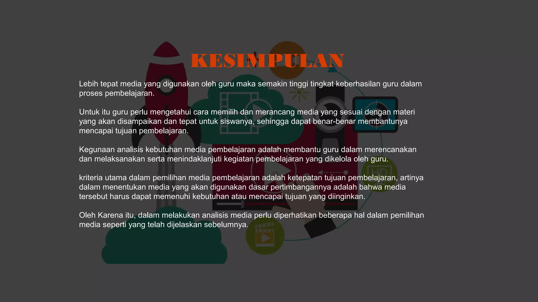 Analisis kebutuhan media pembelajaran 1 | PPT