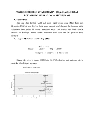 Analisis kedekatan kota | DOCX