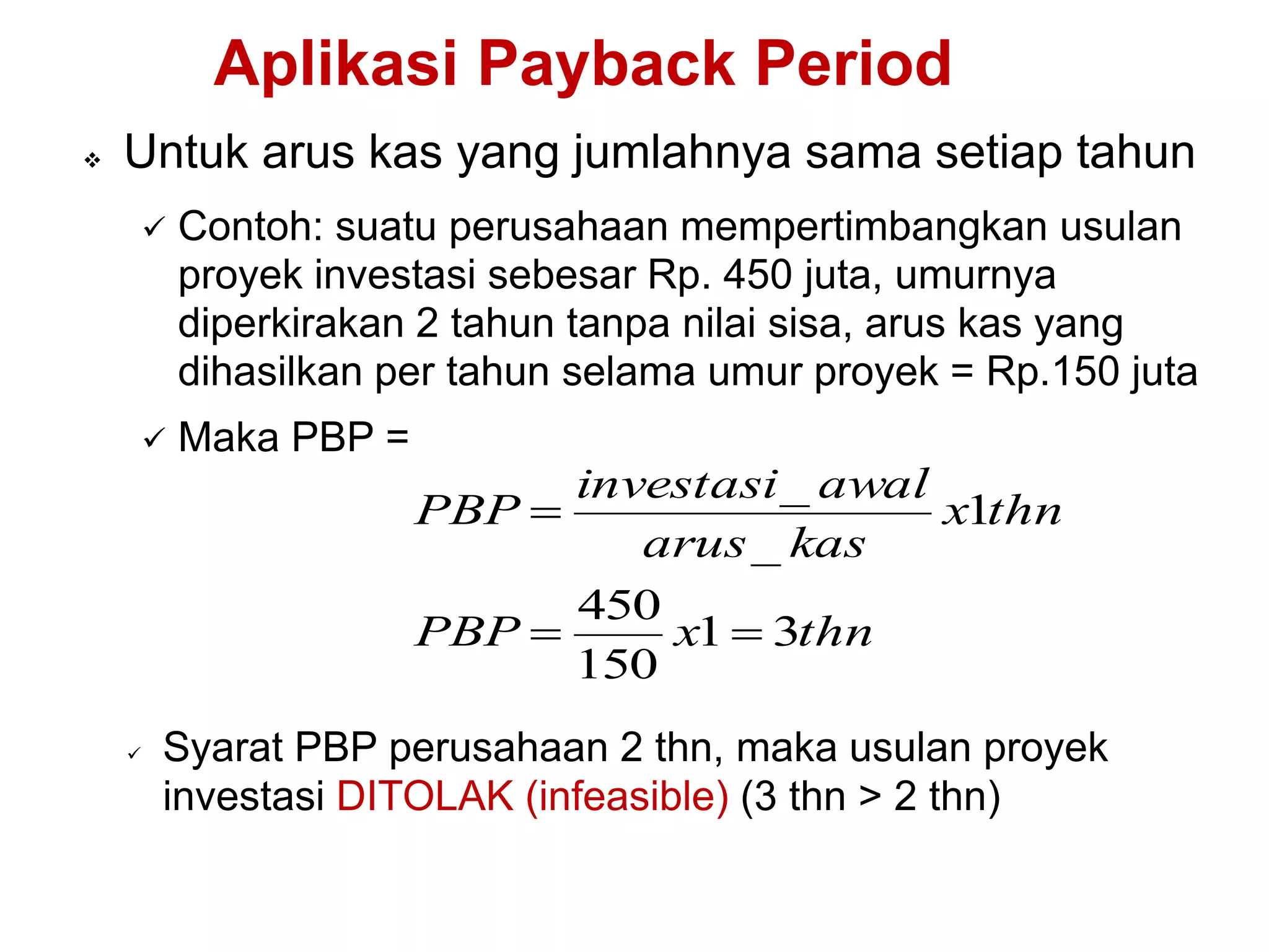 Analisis kelayakan investasi | PDF