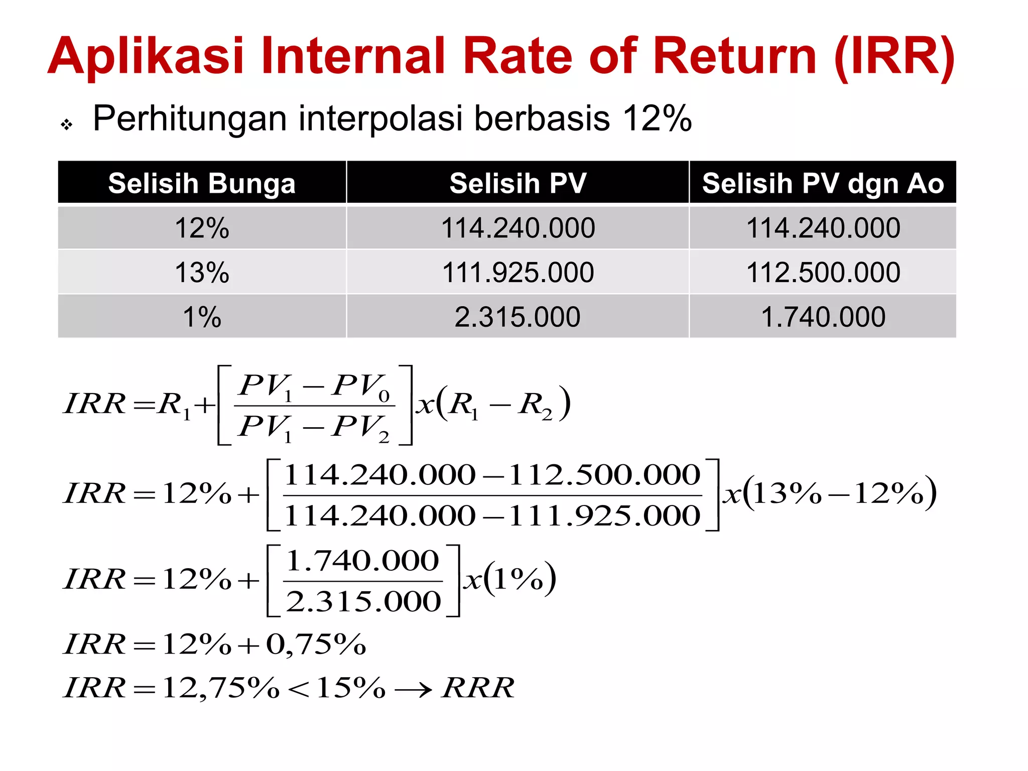 Analisis kelayakan investasi | PDF