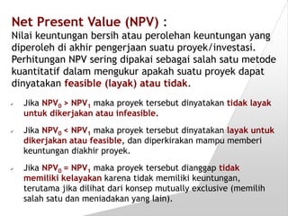 Analisis kelayakan investasi | PDF
