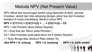 ANALISIS KELAYAKAN INVESTASI REAL ATAU ASET REAL.pptx