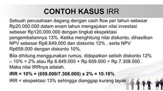 ANALISIS KELAYAKAN INVESTASI REAL ATAU ASET REAL.pptx