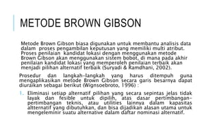 Analisis Kelayakan Penggantian BBM dengan Bioethanol Menggunakan Pendekatan Model Brown Gibson ...