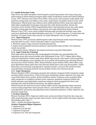 Analisis kelayakan usaha | DOCX