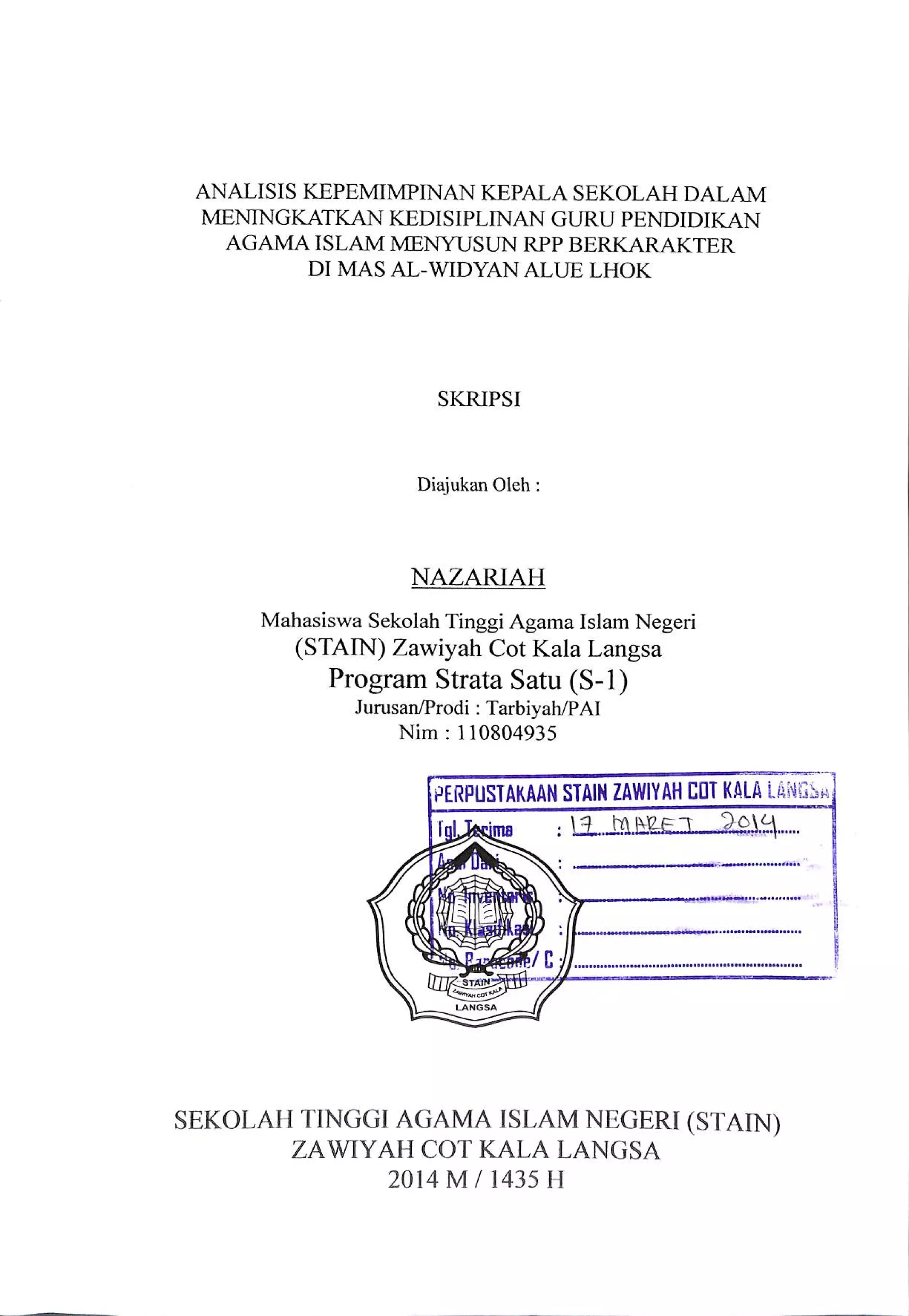 Analisis kepemimpinan keps ek | PDF