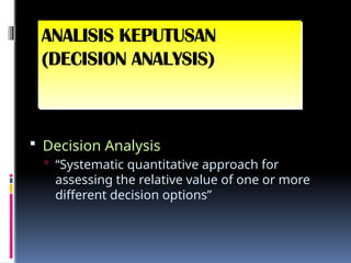 ANALISIS KEPUTUSAN (DECISION ANALYSIS).pptx
