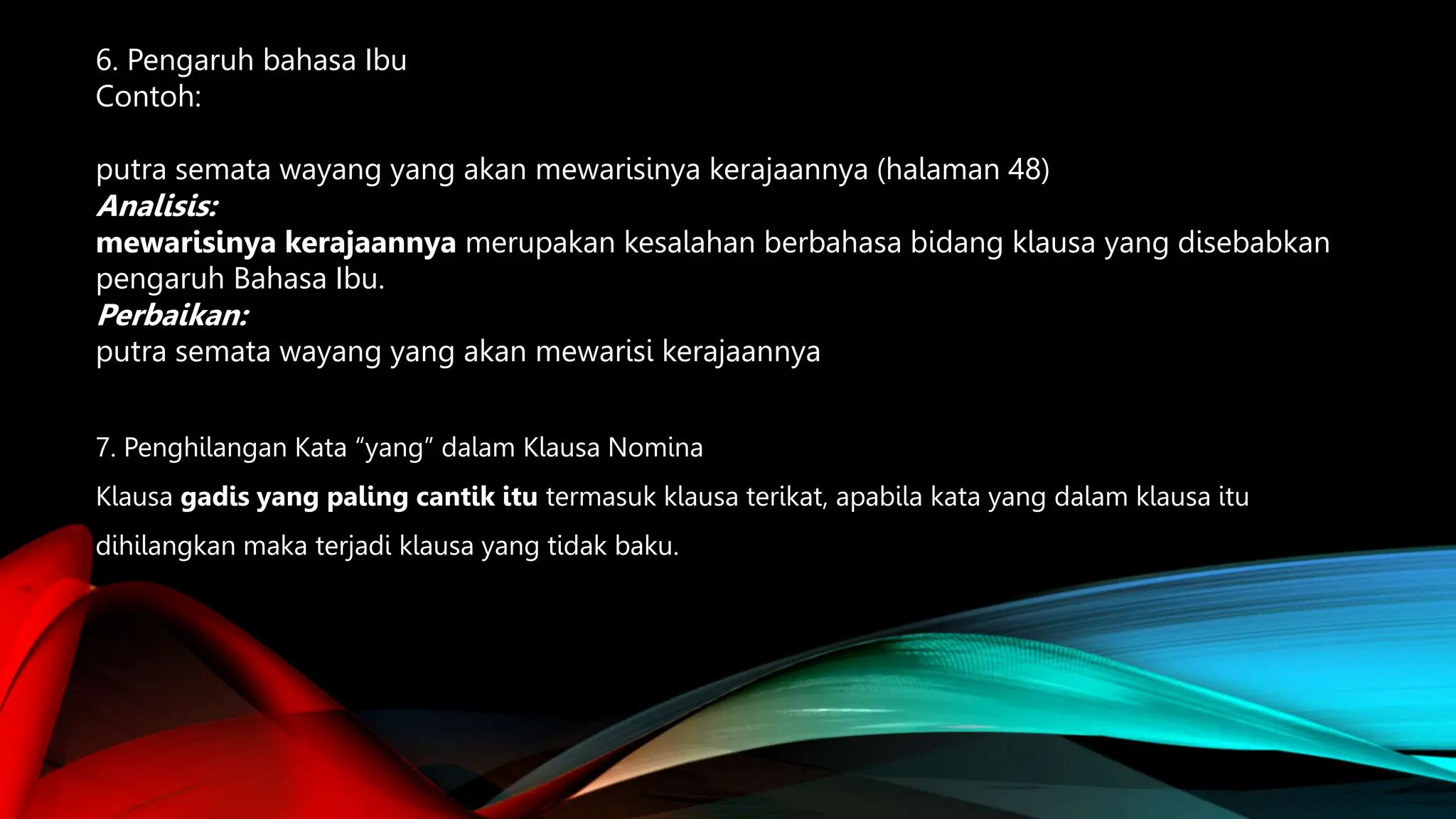 Analisis kesalahan Berbahasa Indonesia semantik | PPT