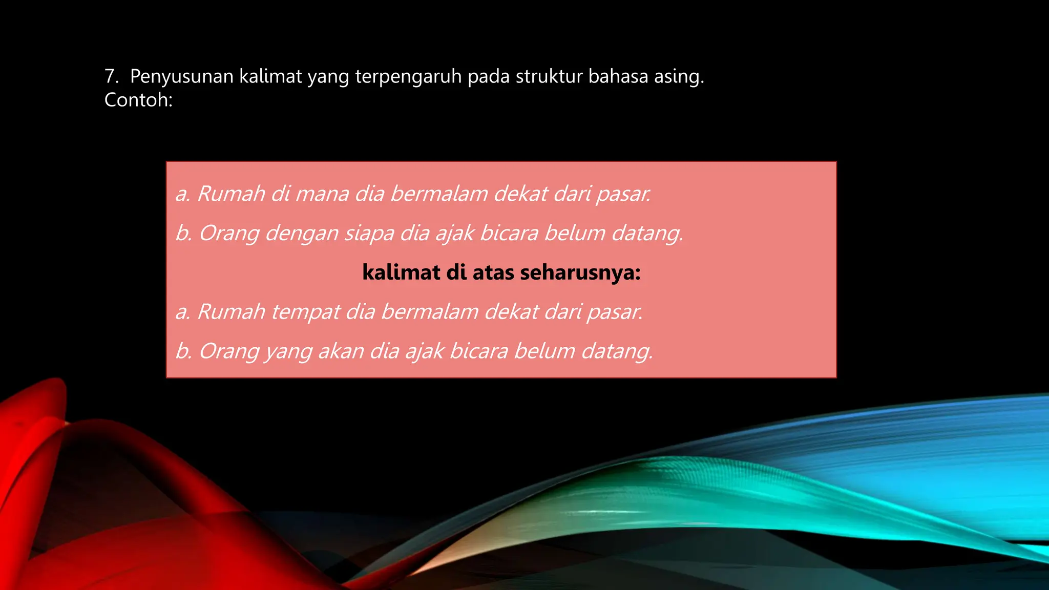 Analisis kesalahan Berbahasa Indonesia semantik | PPTX