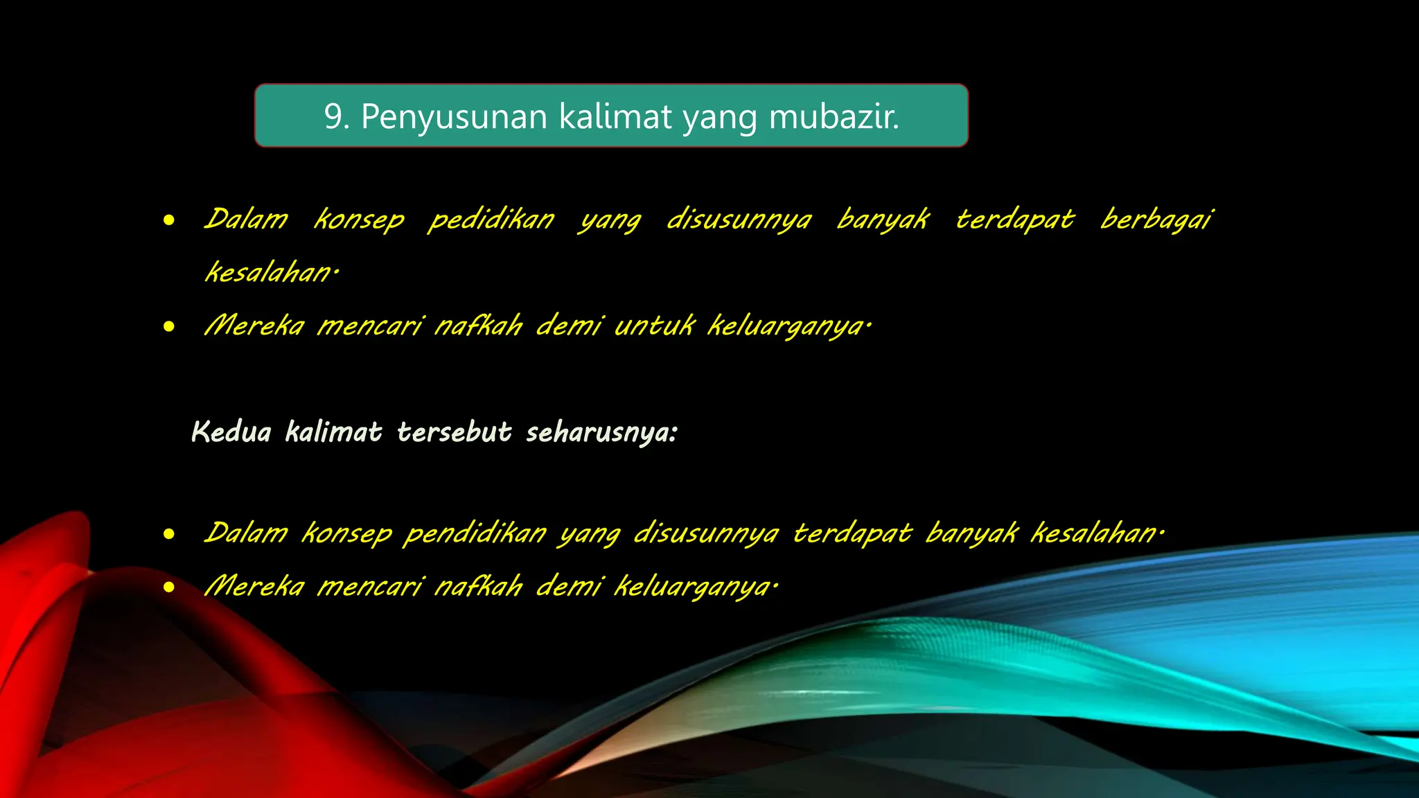 Analisis kesalahan Berbahasa Indonesia semantik | PPTX