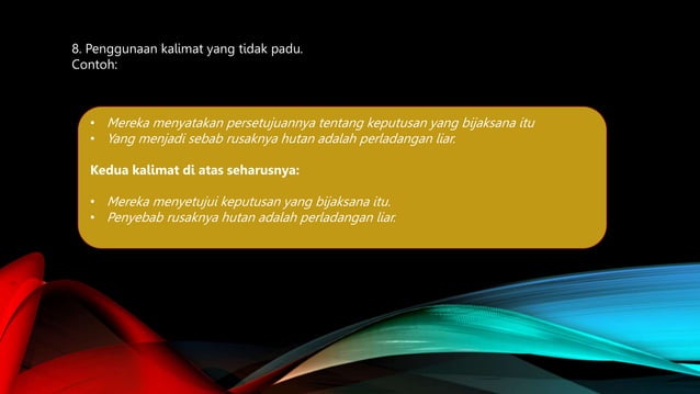 Analisis kesalahan Berbahasa Indonesia semantik | PPTX