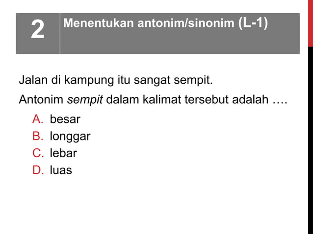 ANALISIS KISI KISI LITERASI MEMBACA 2024 2025 REVISI 1.pptx