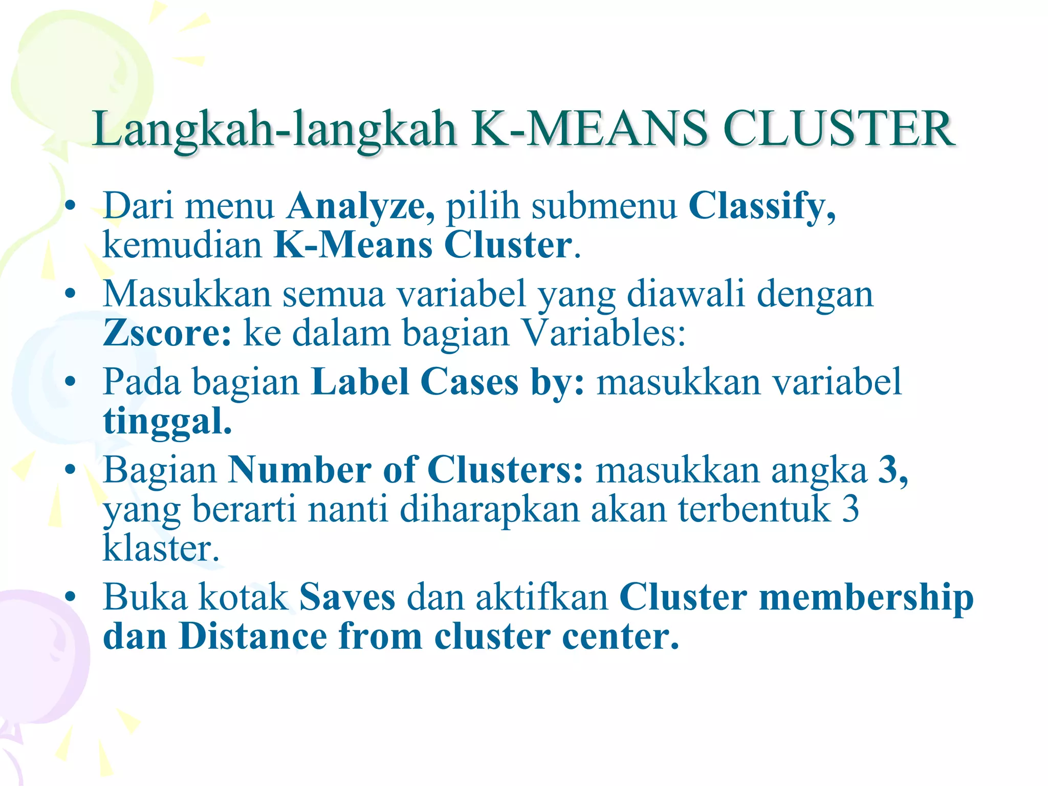 Analisis klaster | PDF