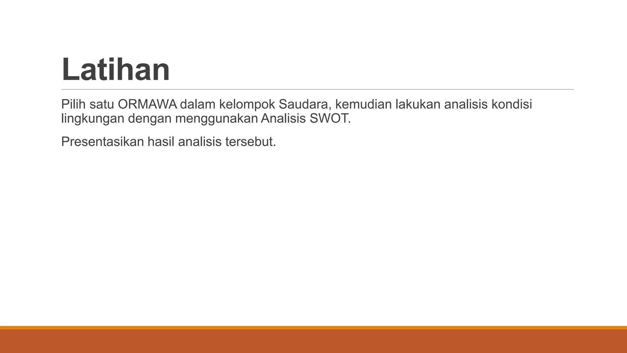 Analisis kondisi lingkungan | PPTX