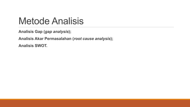 Analisis kondisi lingkungan | PPTX