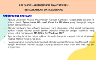Analisis Konsumsi Pangan_berbasis data susenas dan survey.pptx